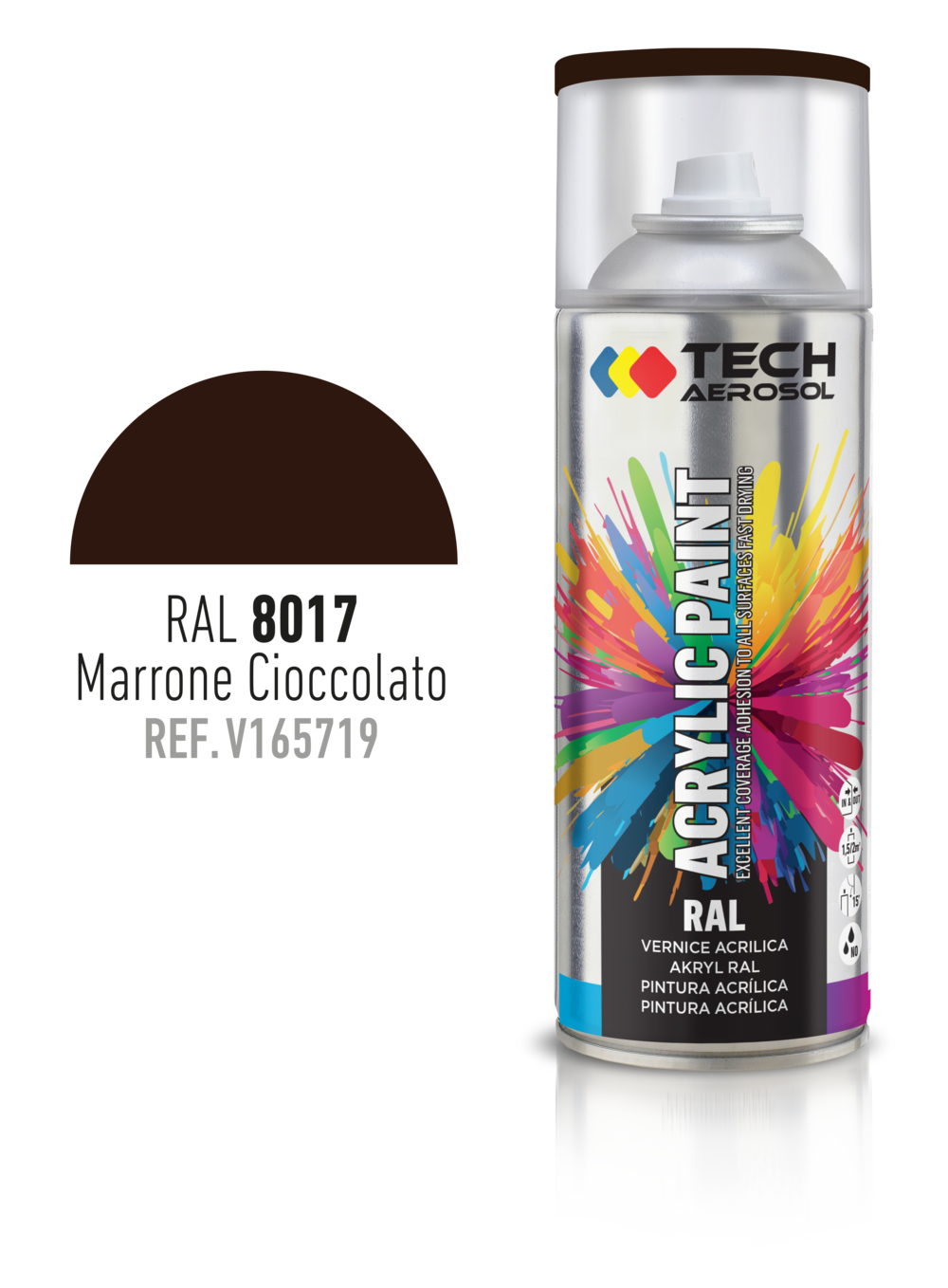 SPRAY TECH RAL 8017 MARRONE CIOCCOLATO | Valex